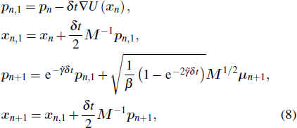 On numerical stationary distribution of overdamped Langevin equation in ...