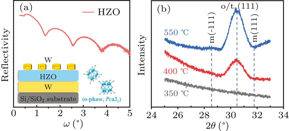 Impact of annealing temperature on the ferroelectric properties of W ...