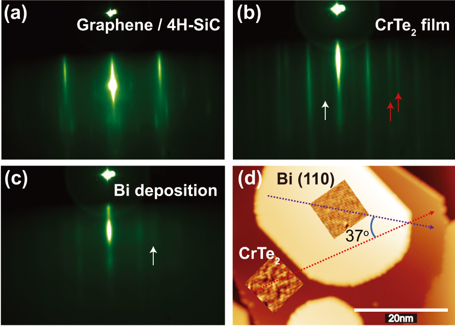 Growth and characterization of Bi(110)/CrTe2 heterostructures ...