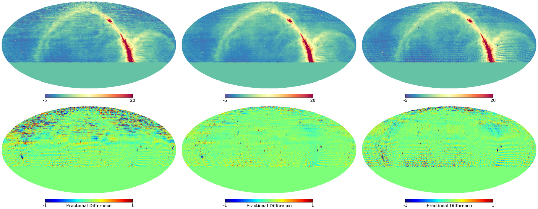 Application of Regularization Methods in the Sky Map Reconstruction of ...
