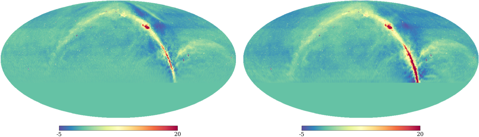 Application of Regularization Methods in the Sky Map Reconstruction of ...