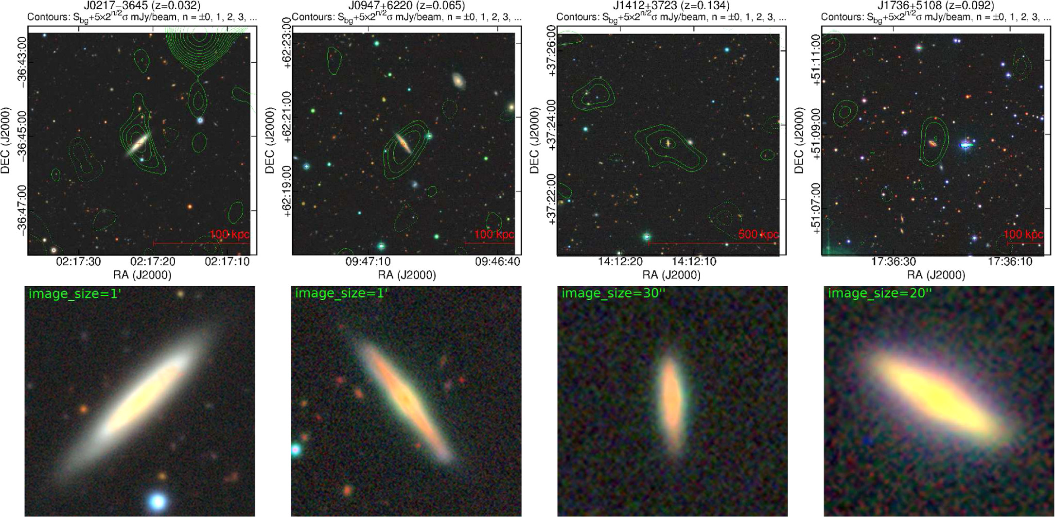 Four Late-type Galaxies with Double Radio Lobes and Properties of Such ...