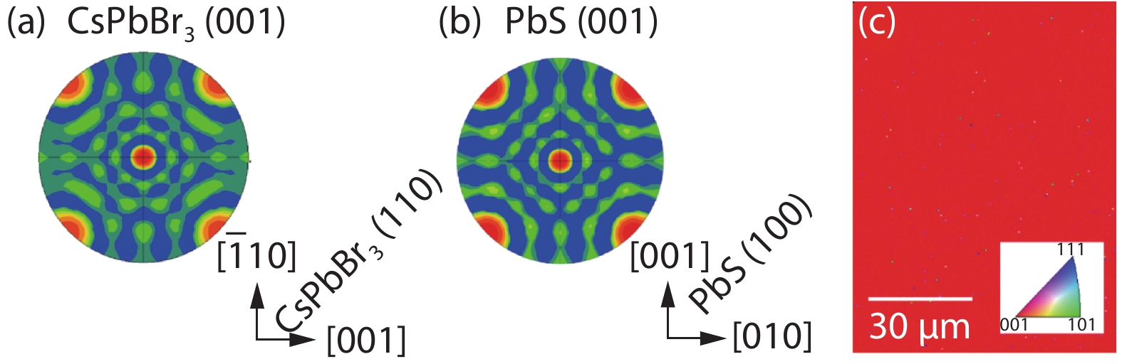 Epitaxial growth of CsPbBr3/PbS single-crystal film heterostructures ...