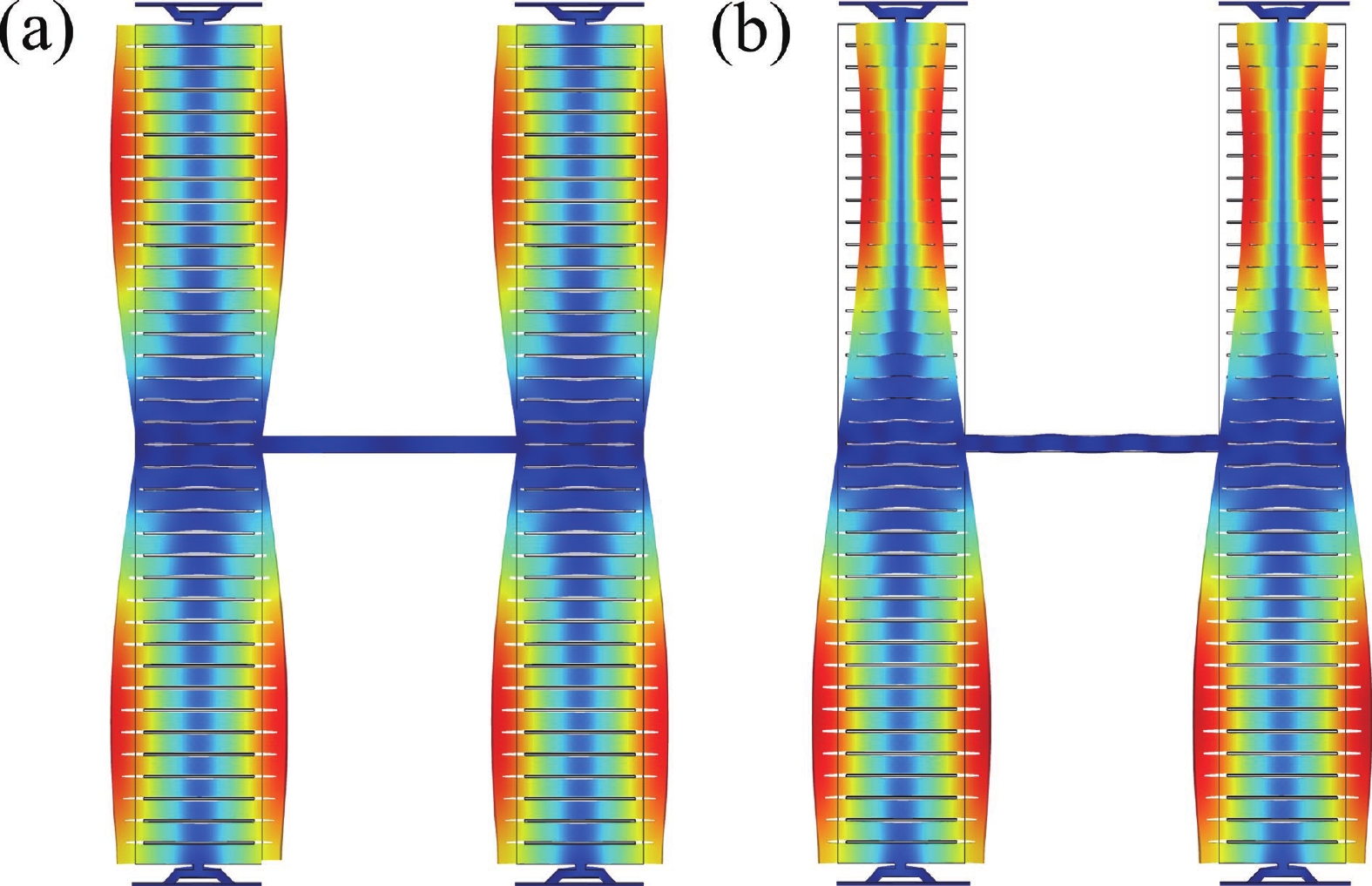 A mechanically coupled MEMS filter with high-Q width extensional mode ...