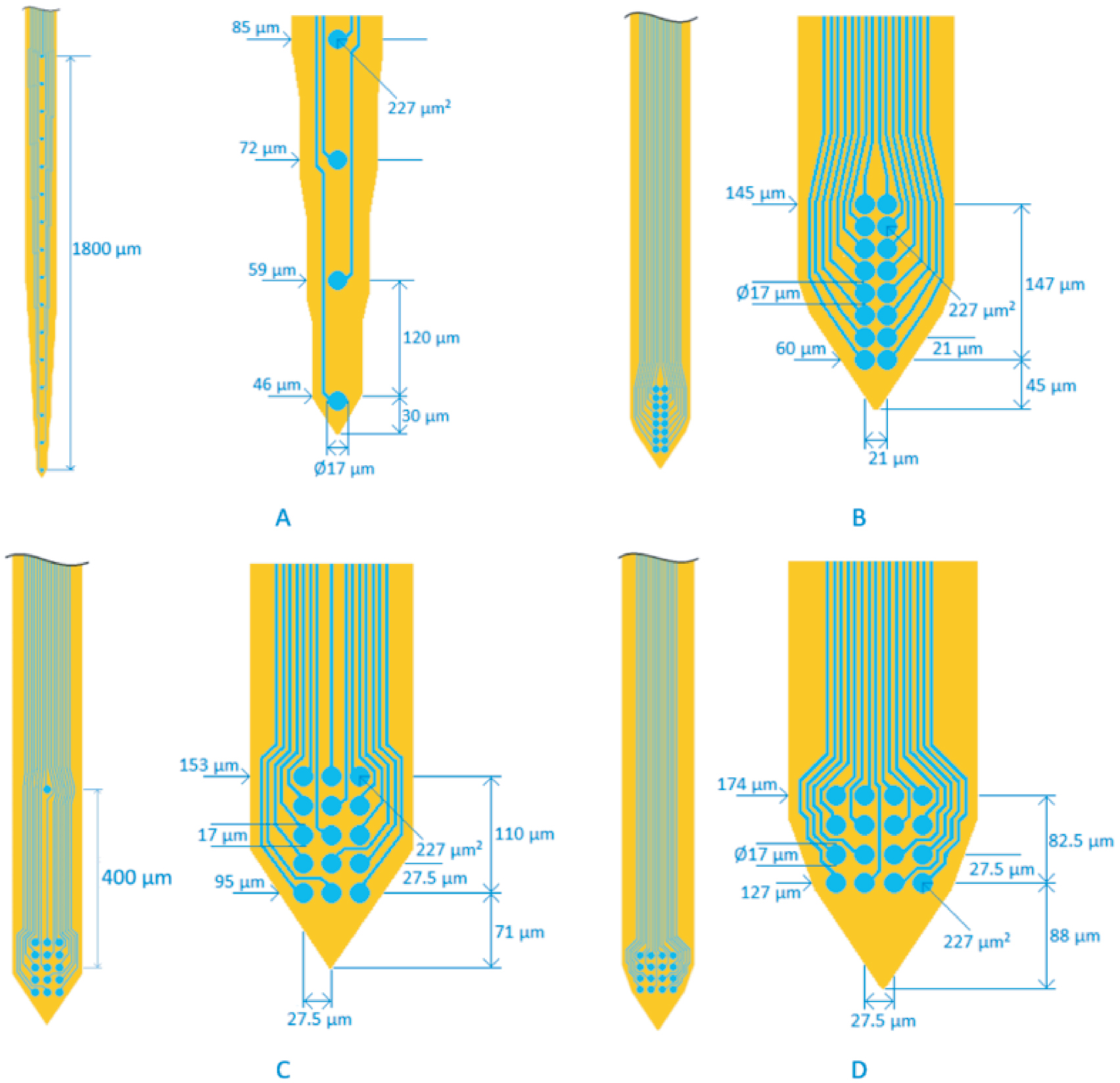 System for recording from multiple flexible polyimide neural probes in ...