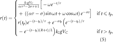 A formalism for sequential estimation of neural membrane time constant ...