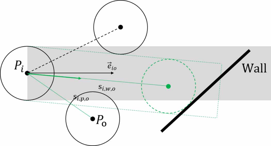 Collision-aware deflection model for boundary-constrained intersecting ...