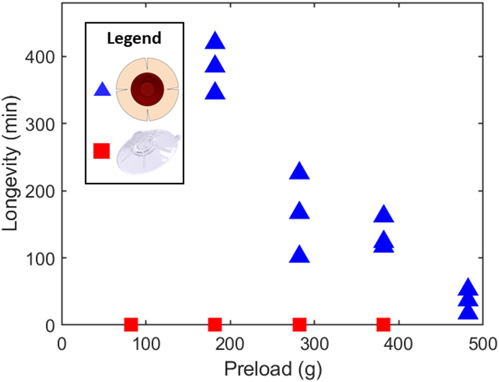 Reversible adhesion to rough surfaces both in and out of water ...