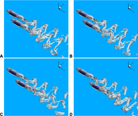 Improved swimming performance in schooling fish via leading-edge vortex ...