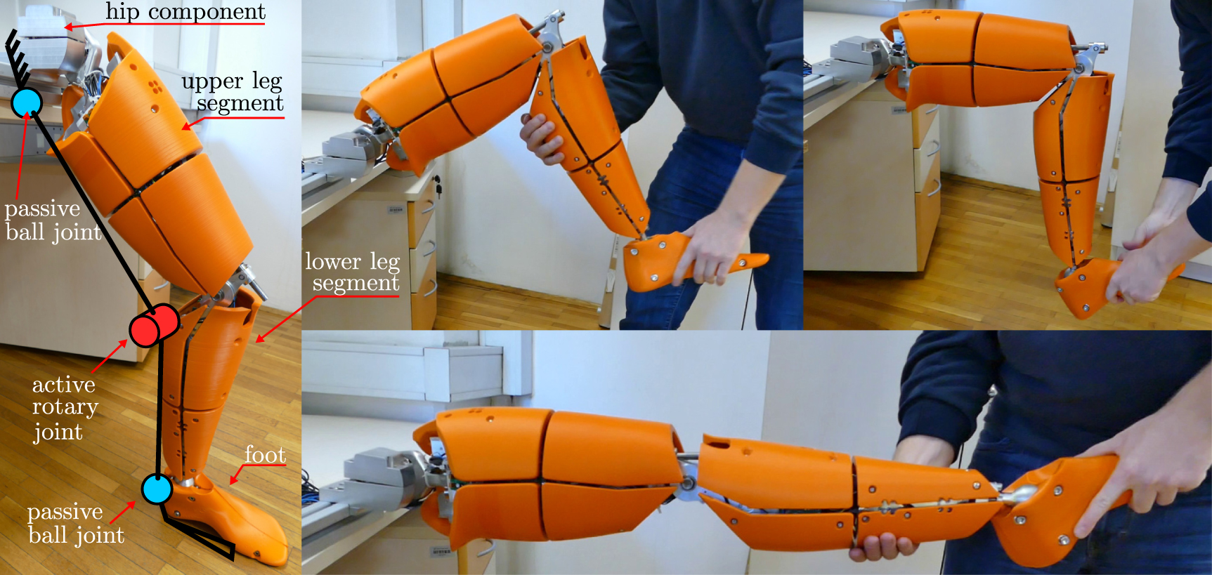 A mechatronic leg replica to benchmark human–exoskeleton physical ...