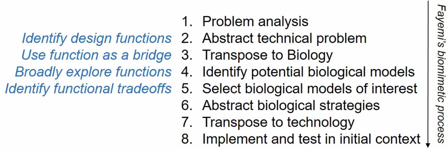 Biology for biomimetics I: function as an interdisciplinary bridge in ...