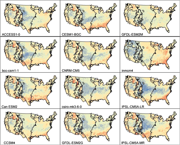 Spring plant phenology and false springs in the conterminous US during ...