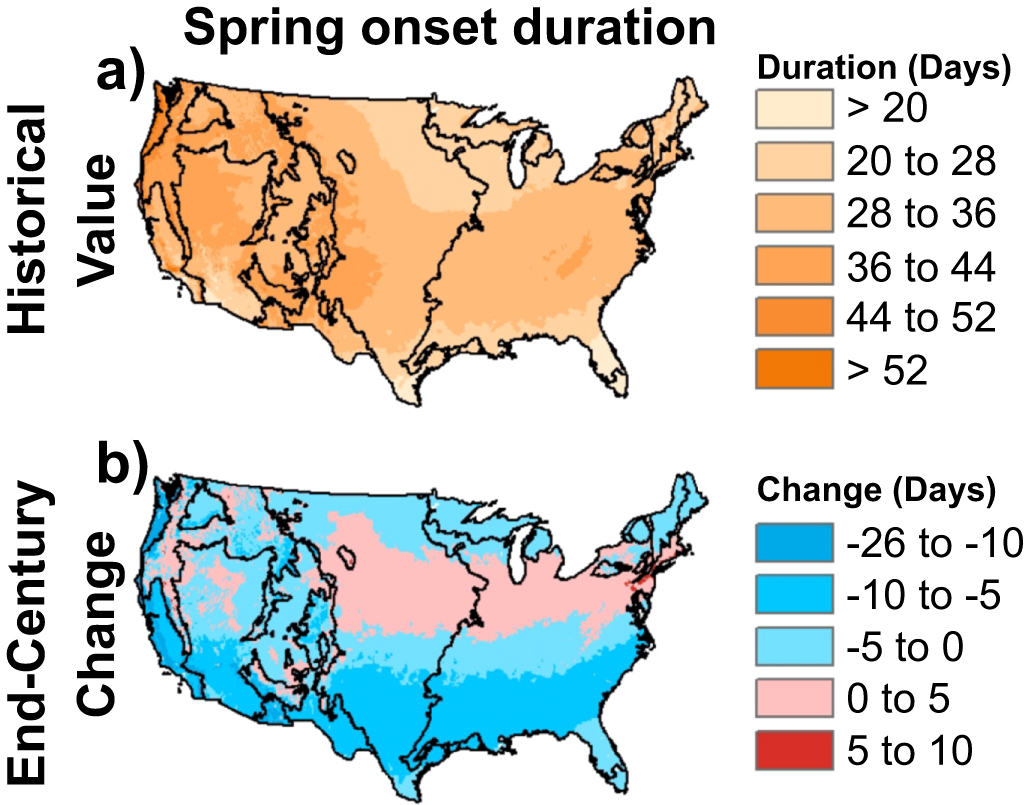 Spring plant phenology and false springs in the conterminous US during ...