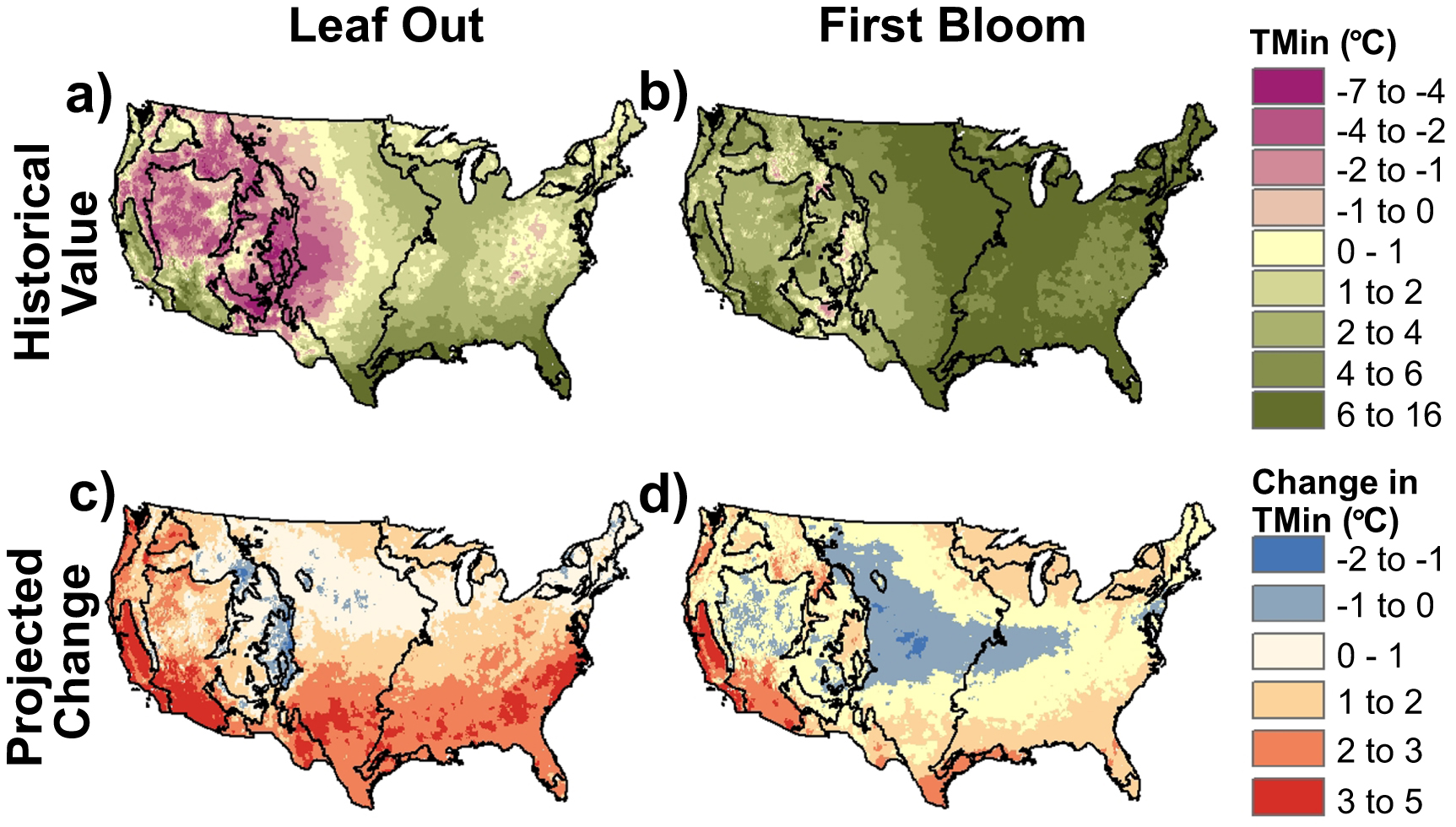 Spring plant phenology and false springs in the conterminous US during ...