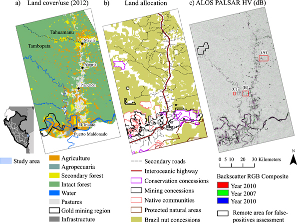 Mapping dynamics of deforestation and forest degradation in tropical ...