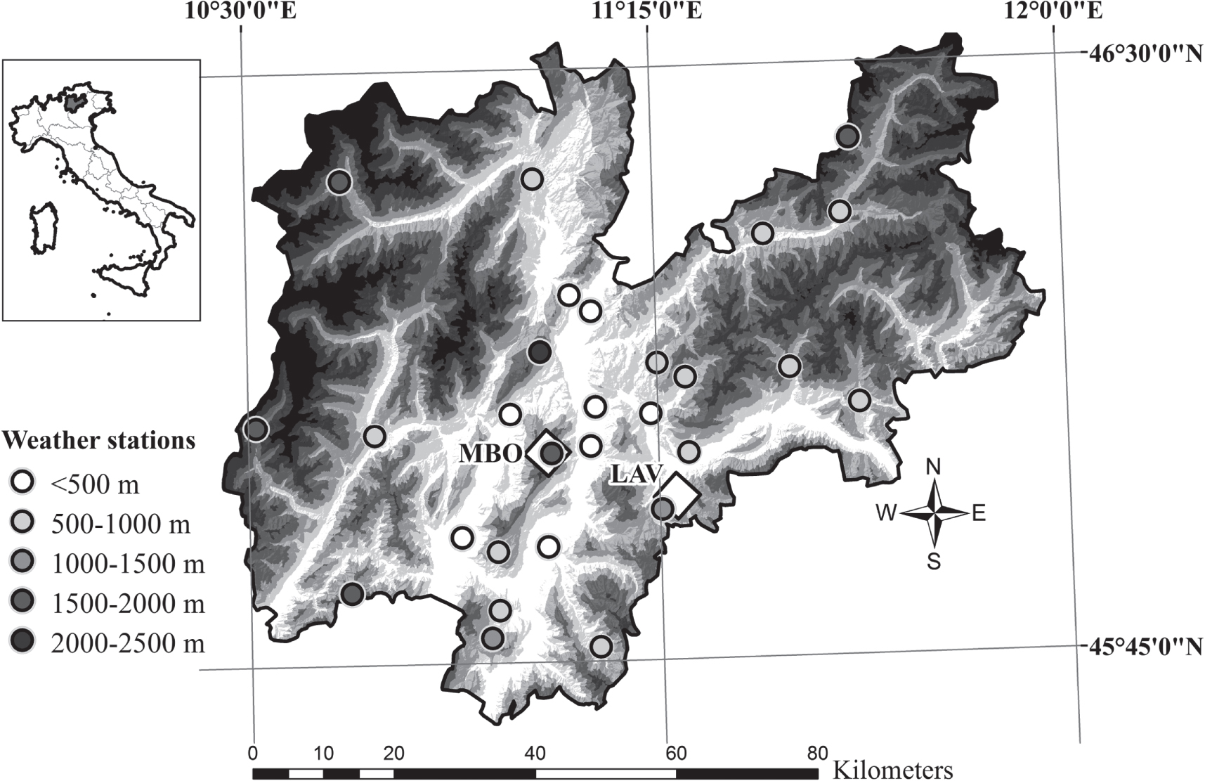 Negative elevation-dependent warming trend in the Eastern Alps - IOPscience