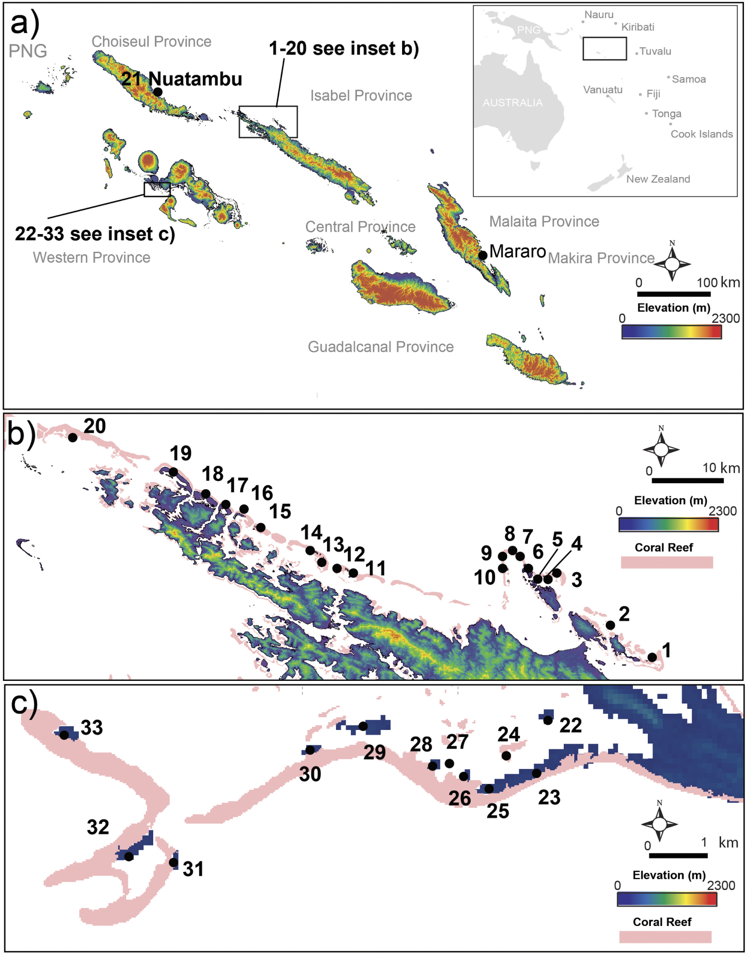 Interactions between sea-level rise and wave exposure on reef island ...