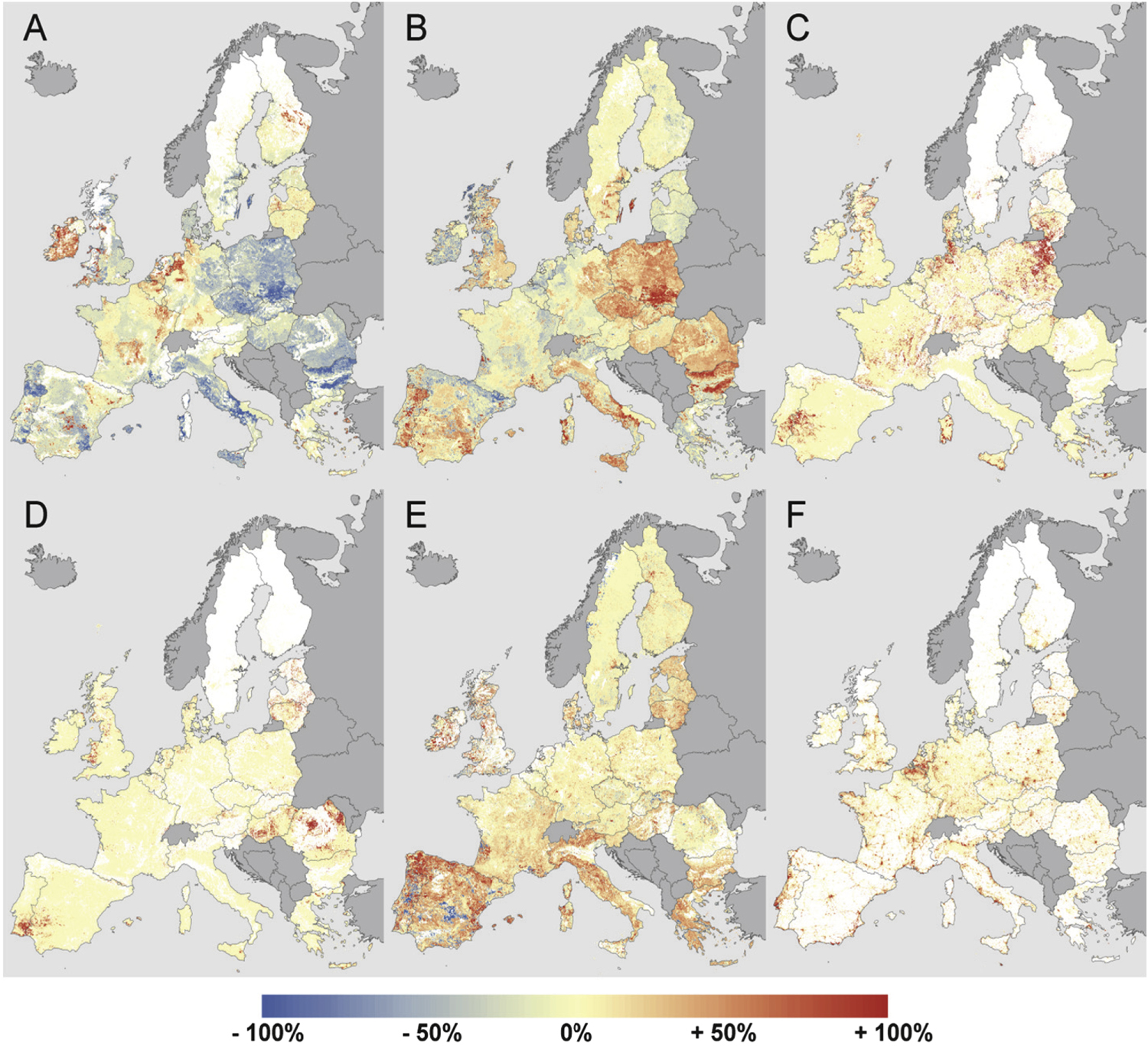 Hotspots of land use change in Europe - IOPscience