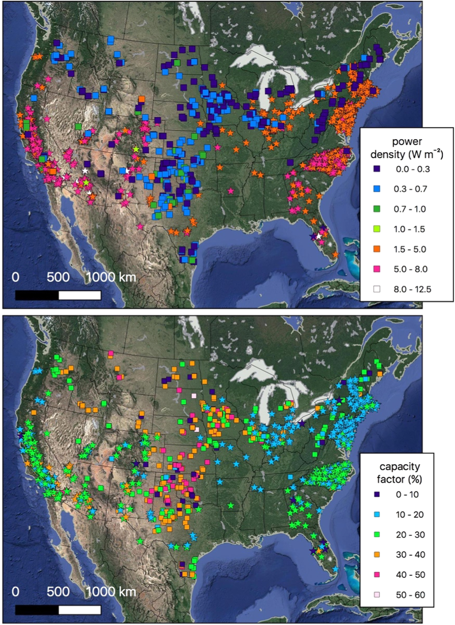 Observation-based solar and wind power capacity factors and power ...