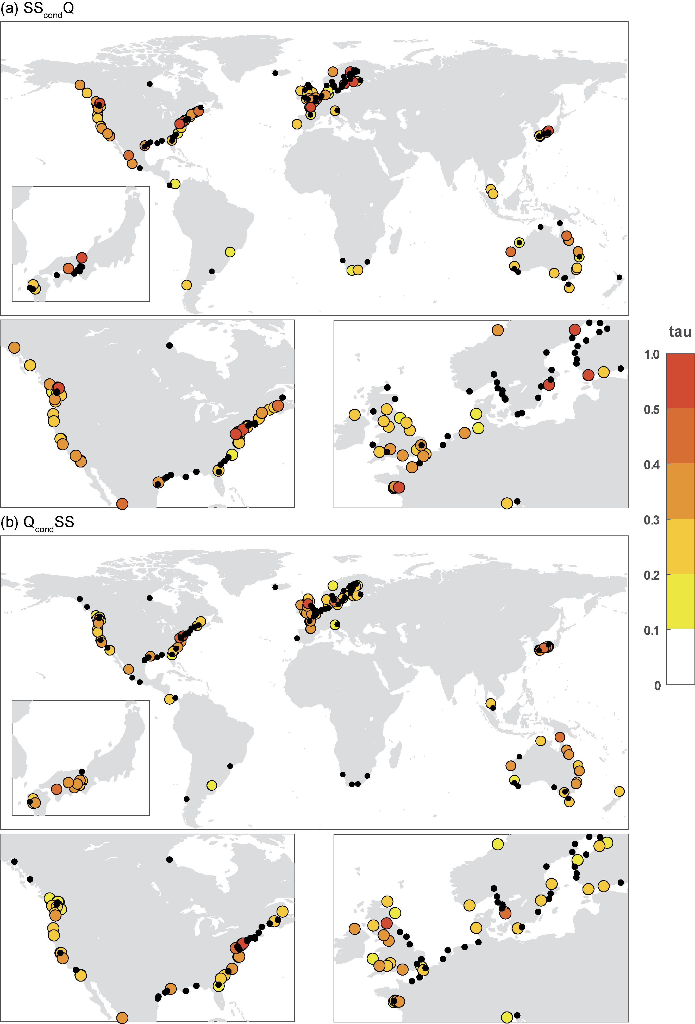 Dependence between high sea-level and high river discharge increases ...