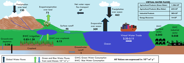 Global virtual water trade and the hydrological cycle: patterns ...