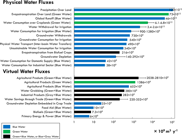 Global virtual water trade and the hydrological cycle: patterns ...