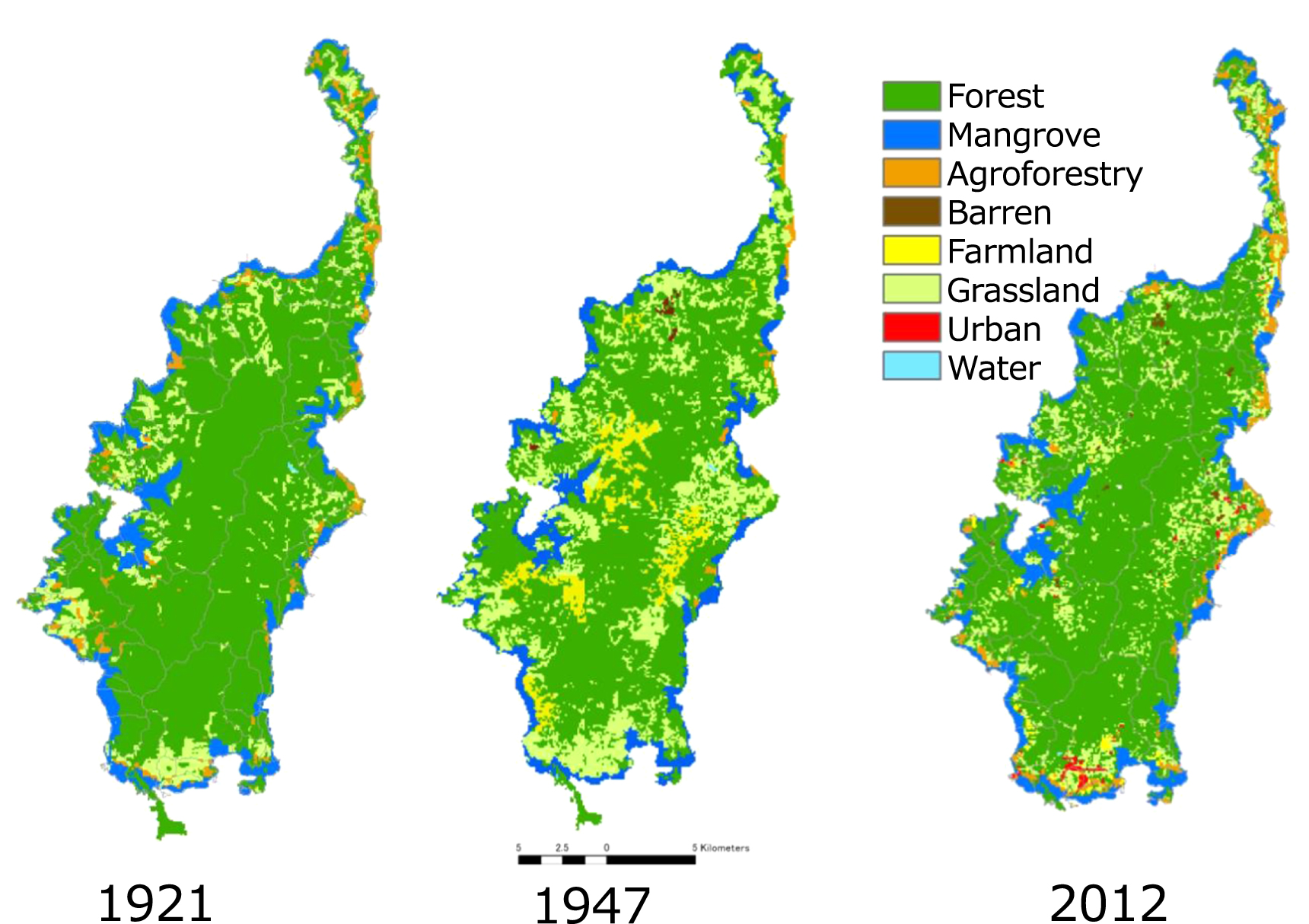 Efficiency and sustainability of land-resource use on a small island ...