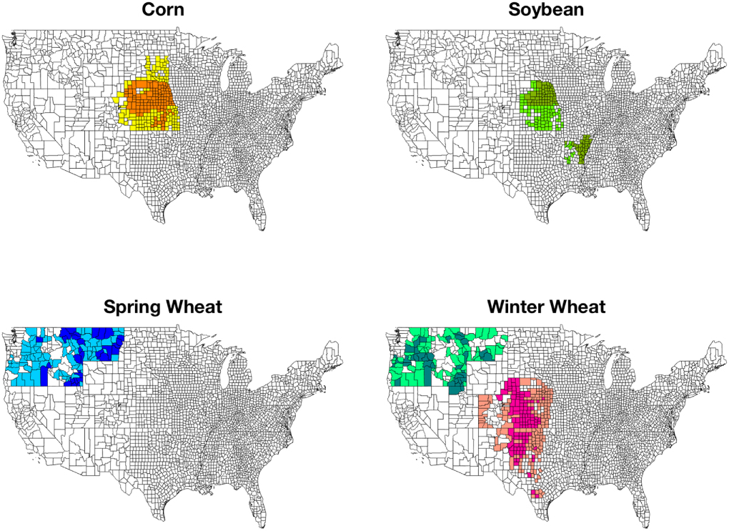 Stochastically modeling the projected impacts of climate change on ...