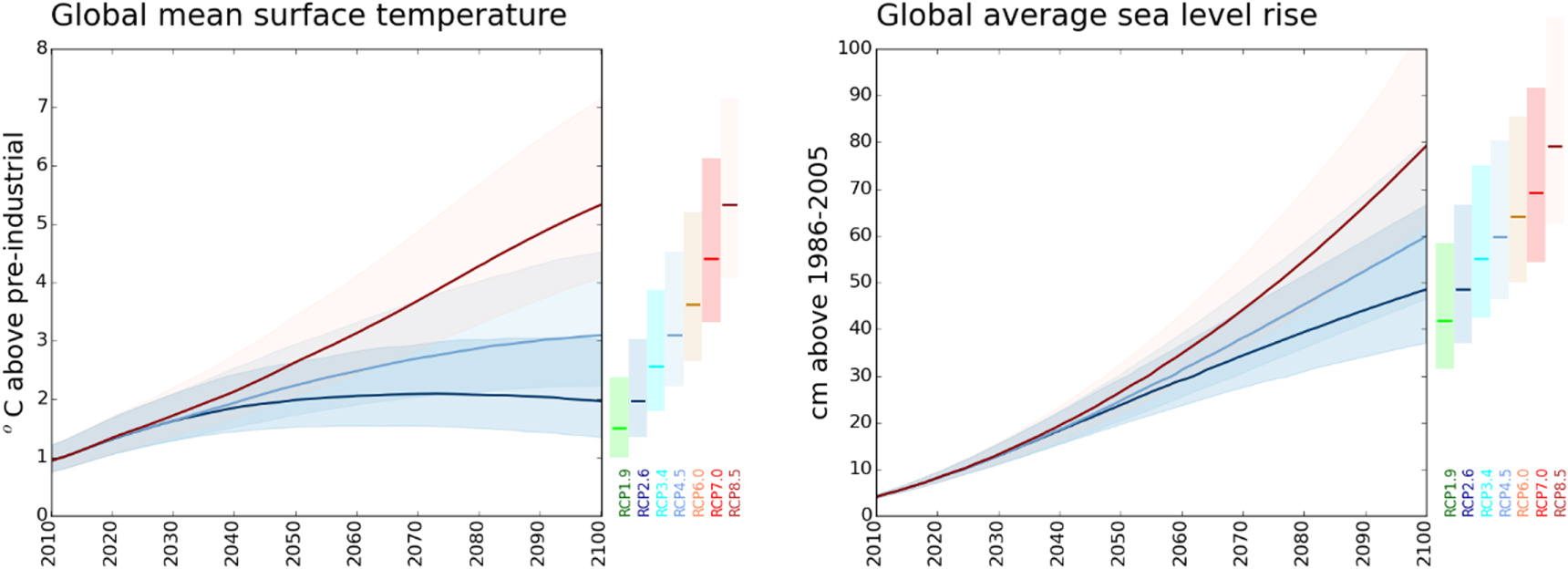 The global and regional impacts of climate change under representative ...