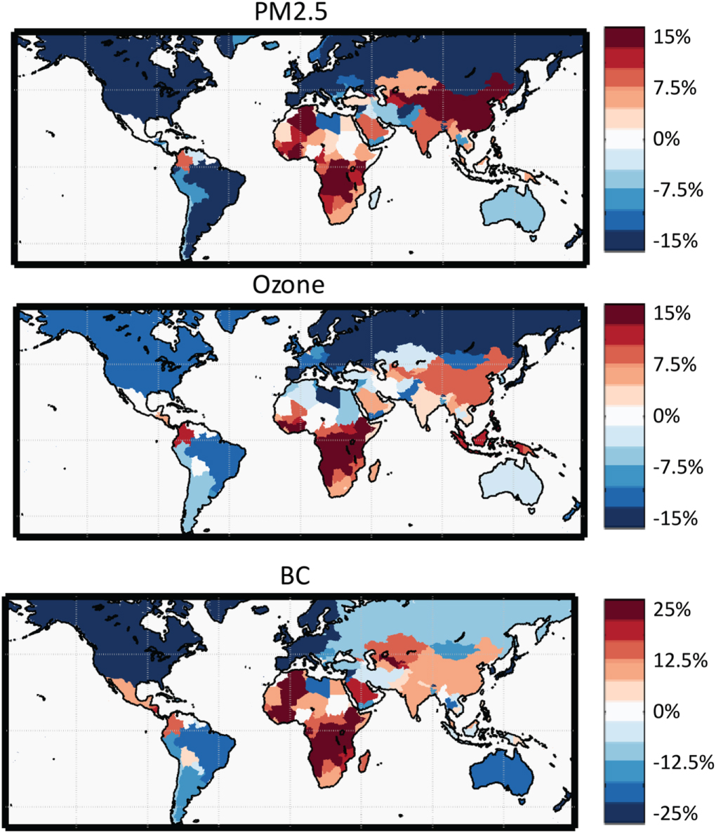 The global burden of transportation tailpipe emissions on air pollution ...