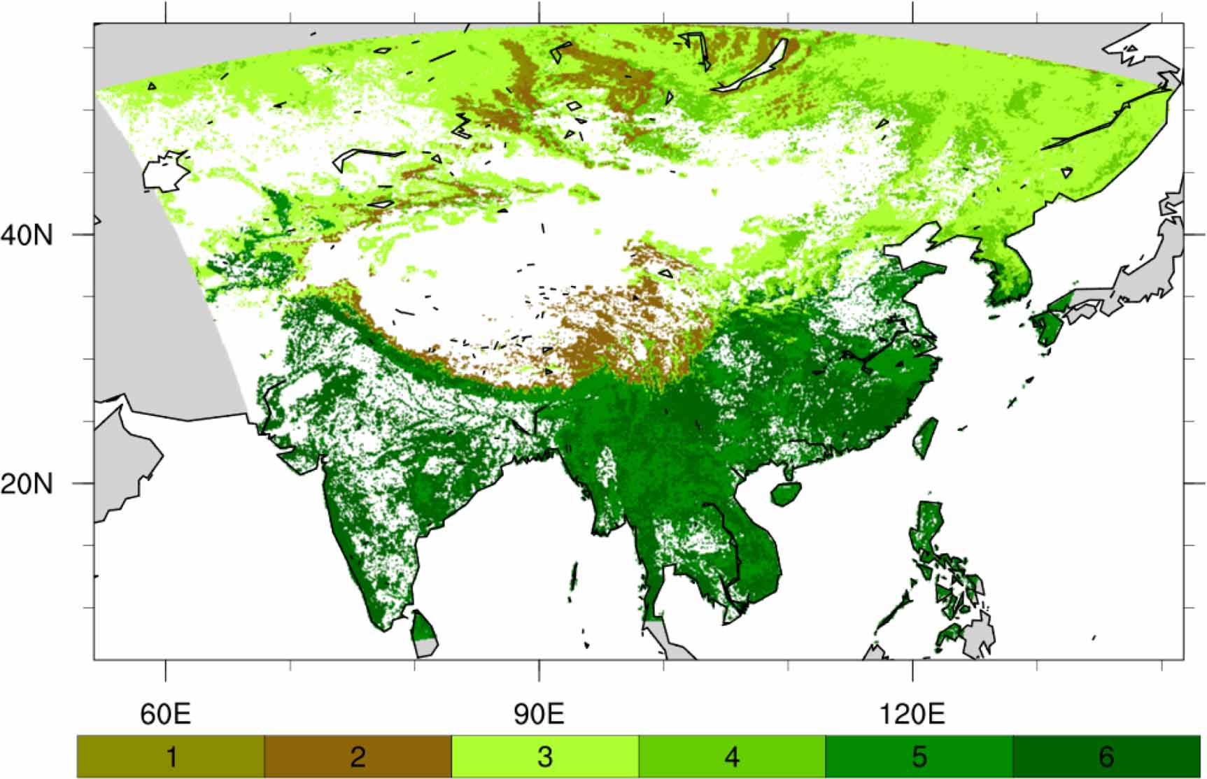 High spatial resolution ozone risk-assessment for Asian forests ...