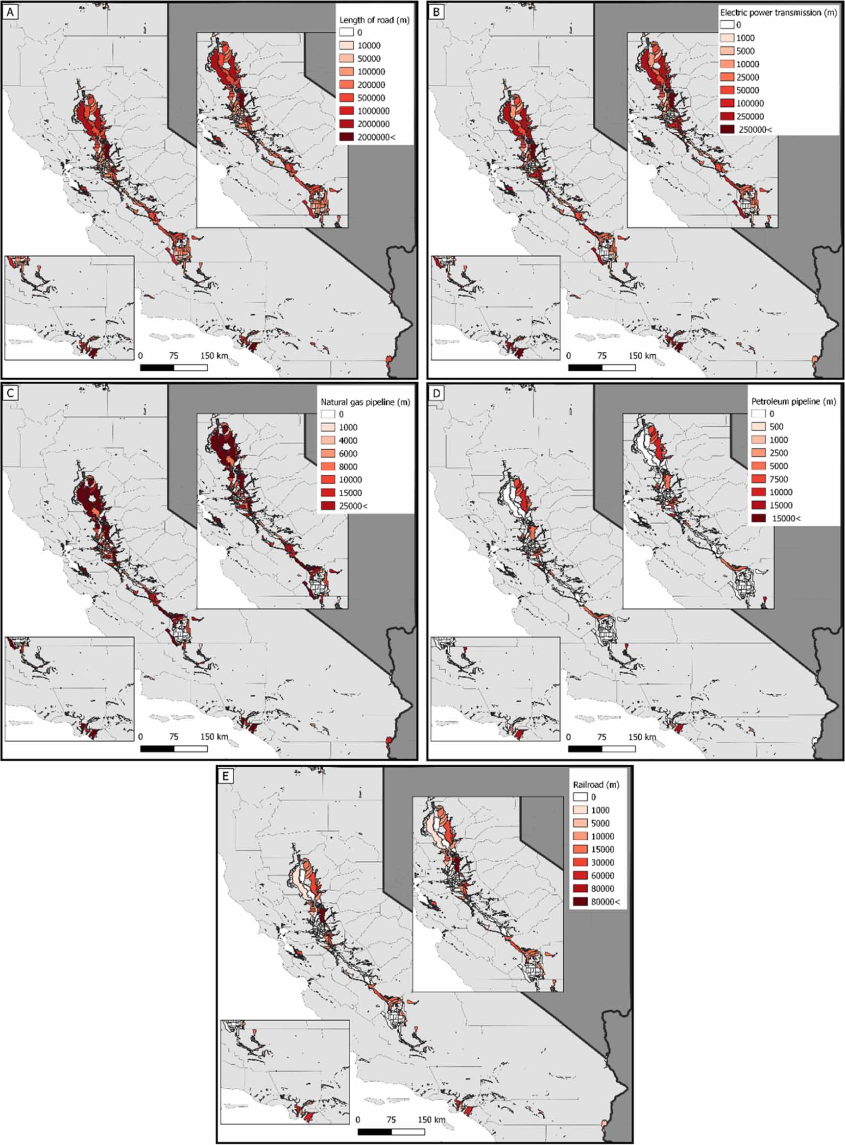 Changes in the exposure of California's levee-protected critical ...