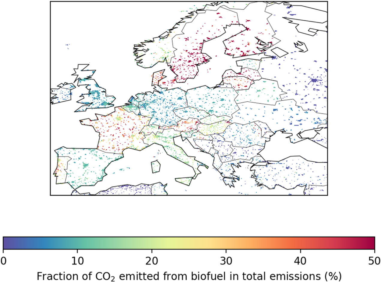Biofuel burning and human respiration bias on satellite estimates of ...