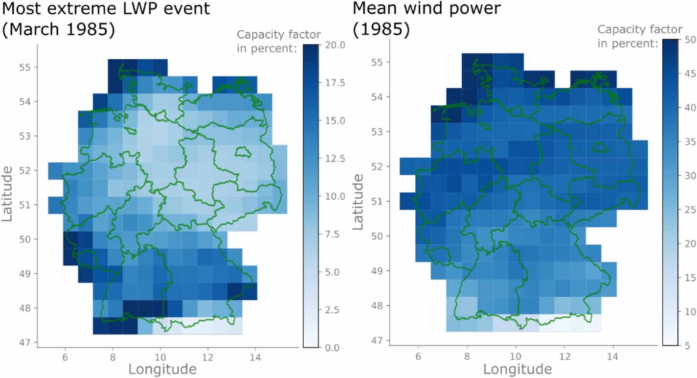 Frequency and duration of low-wind-power events in Germany - IOPscience