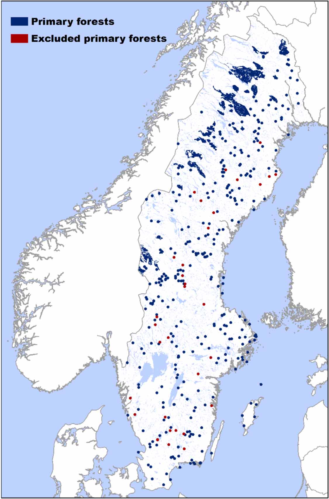 Primary productivity of managed and pristine forests in Sweden - IOPscience