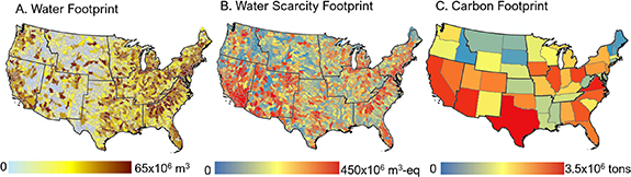 The environmental footprint of data centers in the United States ...