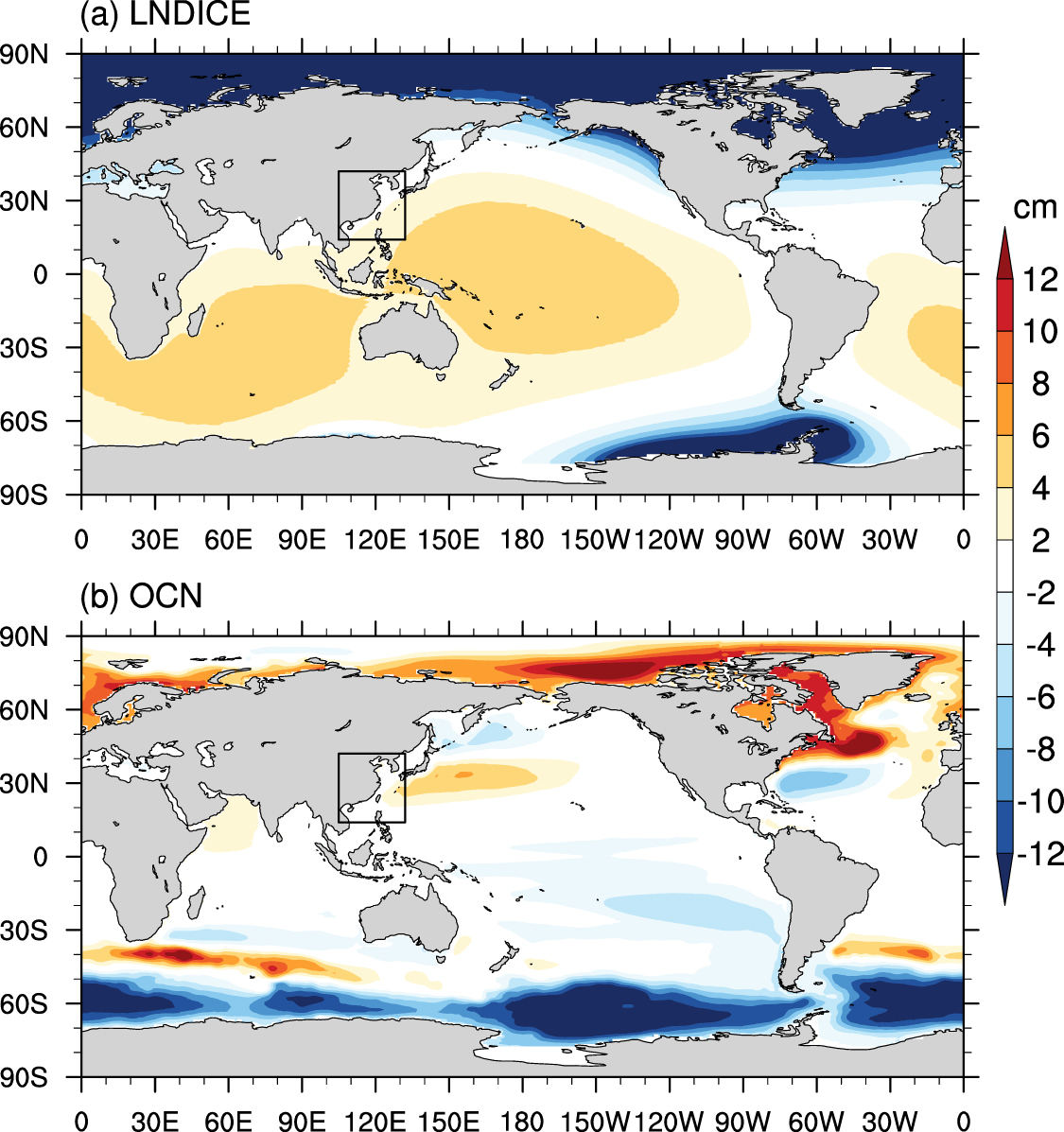 Projected sea level rise on the continental shelves of the China Seas ...
