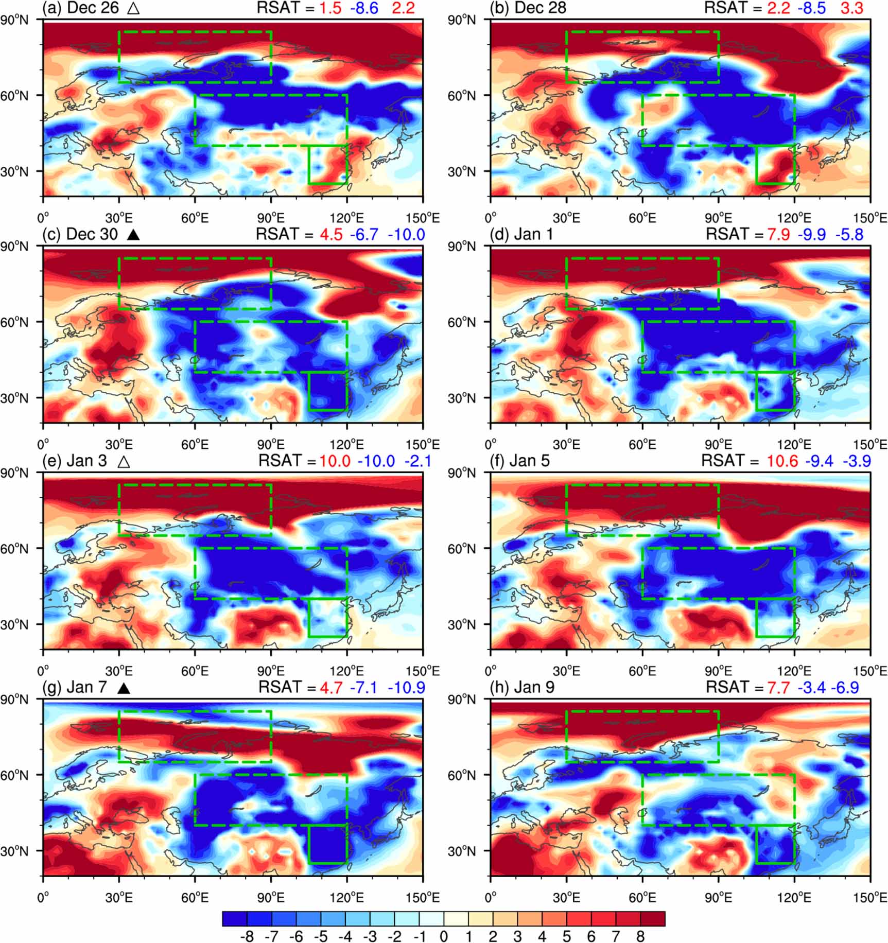 2020/21 record-breaking cold waves in east of China enhanced by the ...