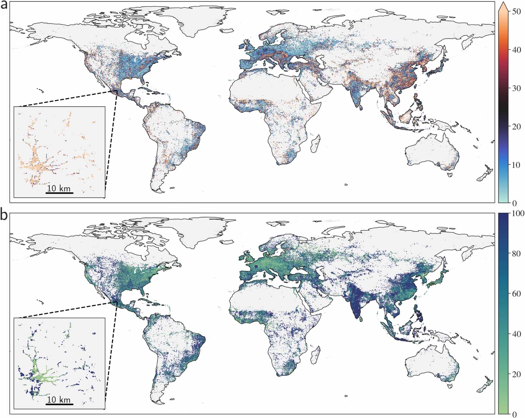 Urbanizing the floodplain: global changes of imperviousness in flood ...