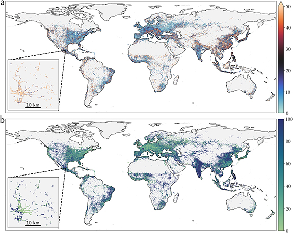 Urbanizing the floodplain: global changes of imperviousness in flood ...