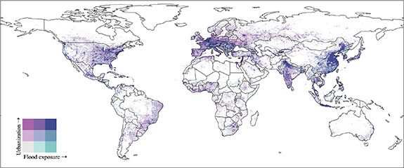 Urbanizing the floodplain: global changes of imperviousness in flood ...