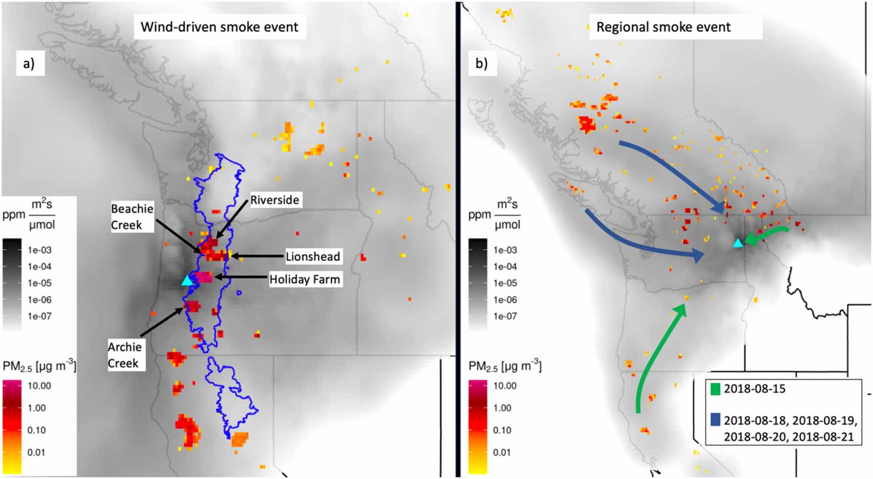 Wildfire activity is driving summertime air quality degradation across ...