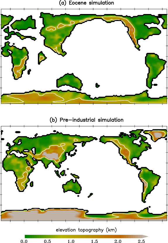 Elevation-dependent temperature response in early Eocene using ...