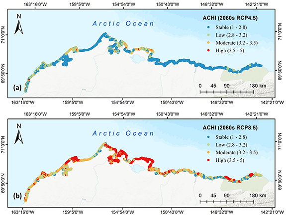 Arctic coastal hazard assessment considering permafrost thaw subsidence ...