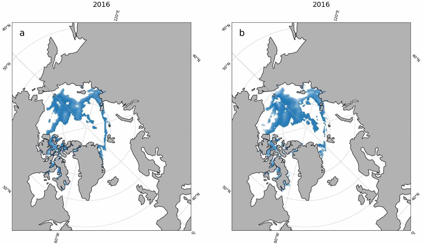 Arctic marginal ice zone interannual variability and change point ...