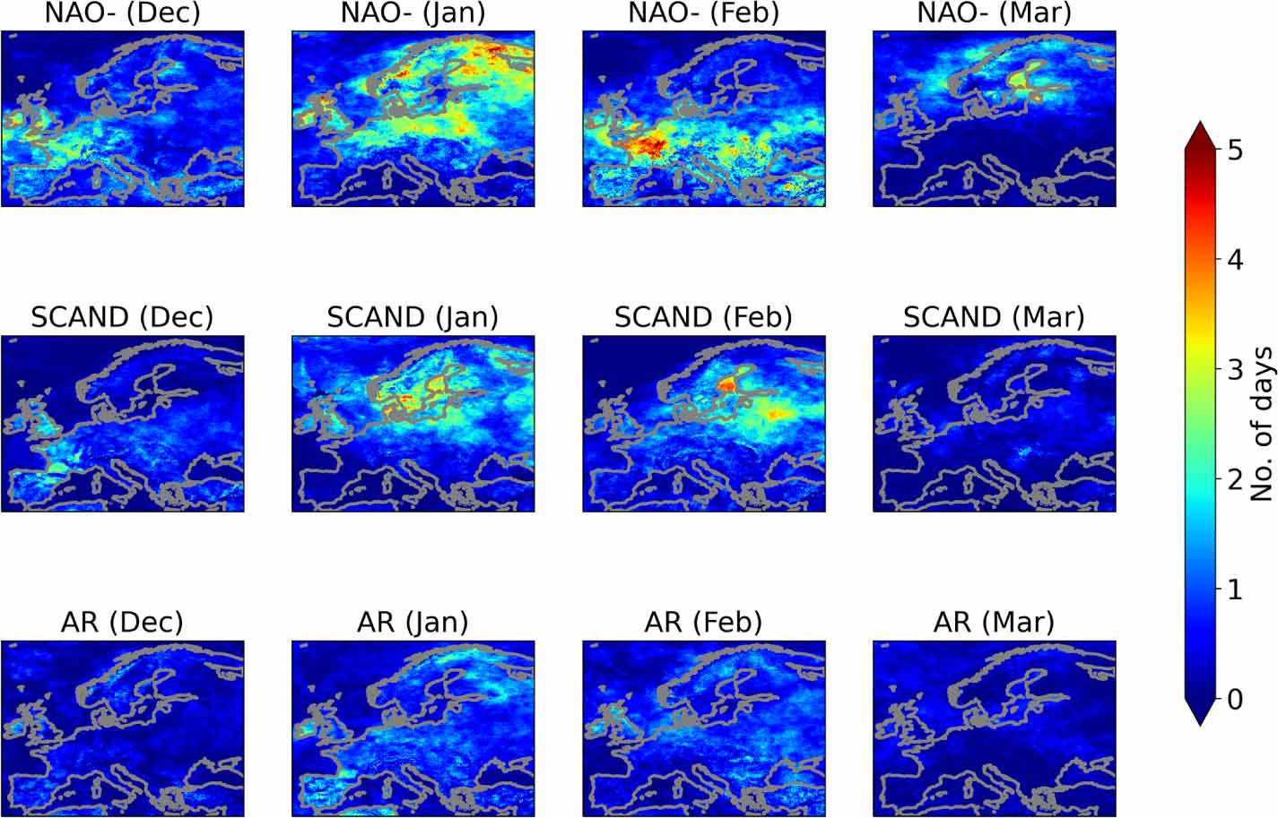 Gaussian copula modeling of extreme cold and weak-wind events over ...