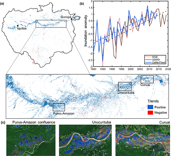Increased floodplain inundation in the Amazon since 1980 - IOPscience