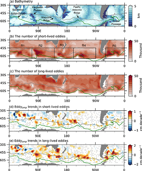 Contrasting trends in short-lived and long-lived mesoscale eddies in ...