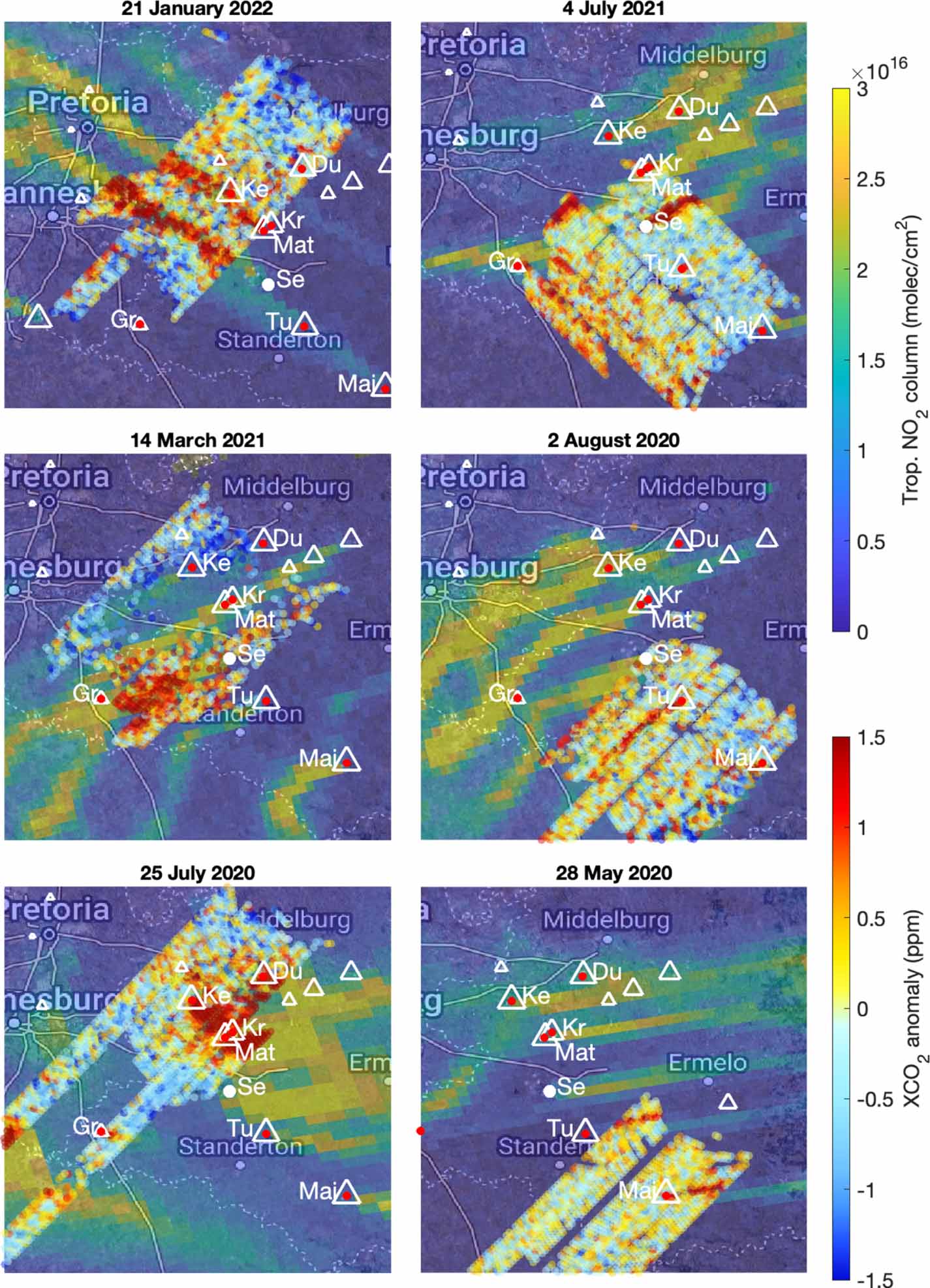 Building a bridge: characterizing major anthropogenic point sources in ...