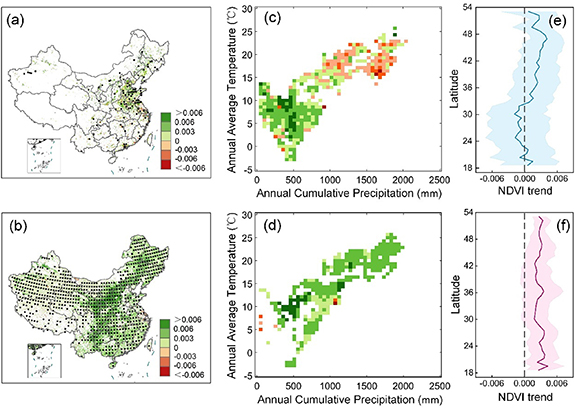 Unveiling the driver behind China’s greening trend: urban vs. rural ...